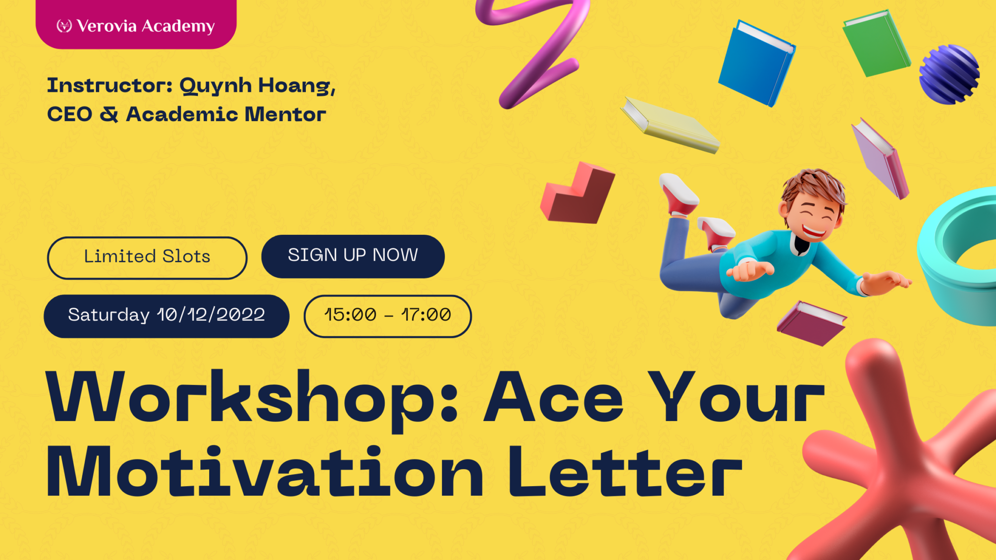 Workshop Ace Your Motivation Letter – Verovia Academy